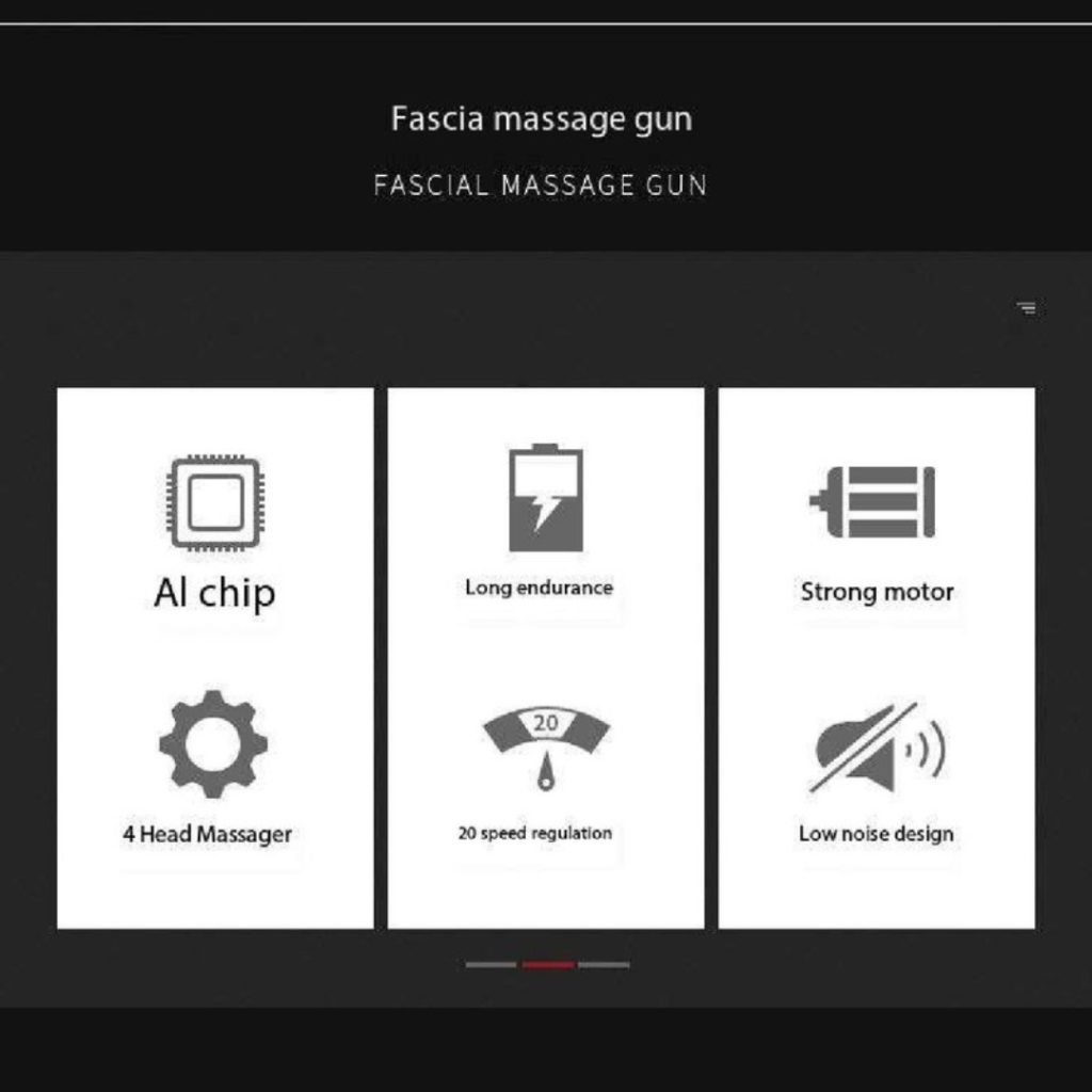 ماساژور تفنگی برقی MDHL-8121 - فروشگاه اینترنتی ام دی اچ ال MDHL