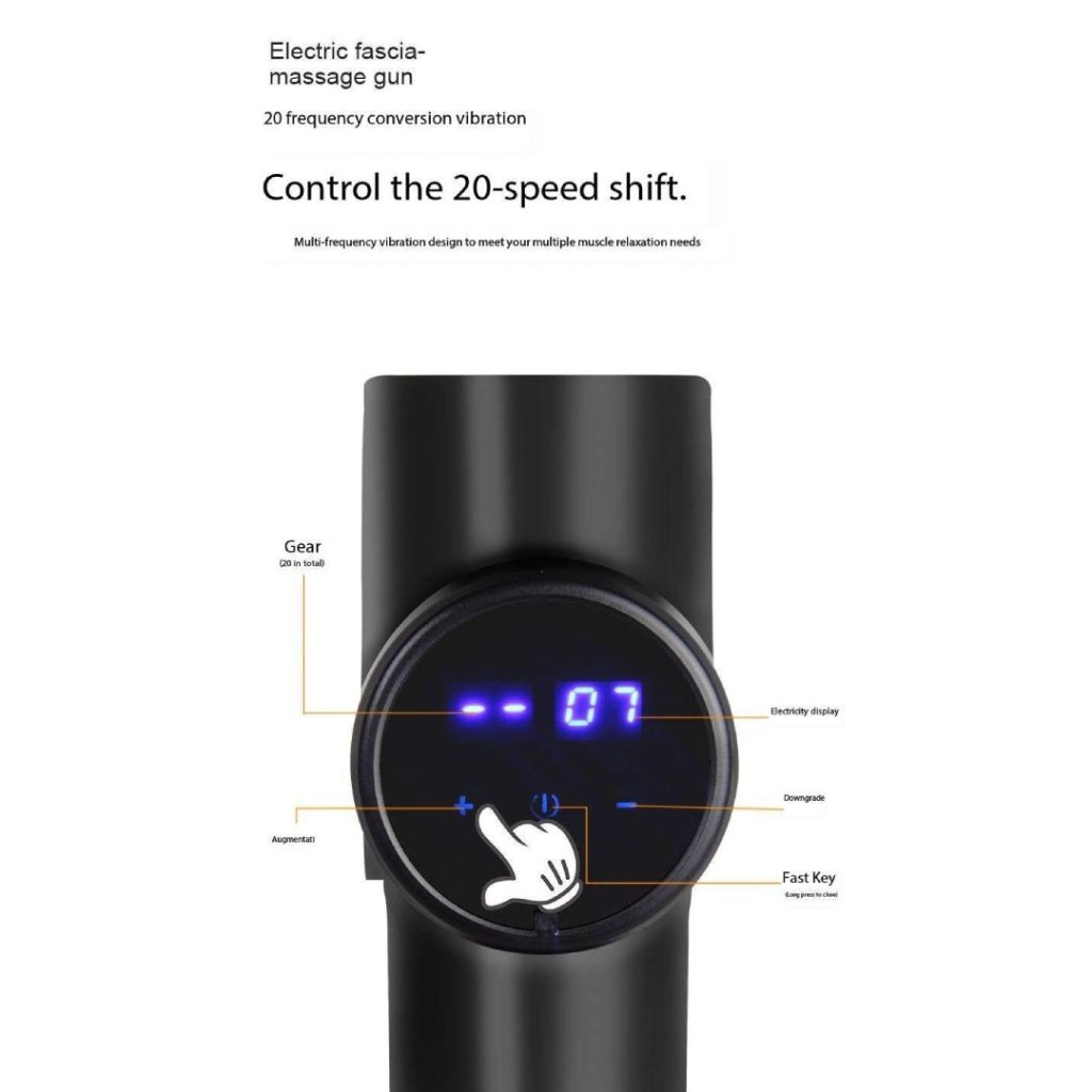 ماساژور تفنگی برقی MDHL-8121 - فروشگاه اینترنتی ام دی اچ ال MDHL
